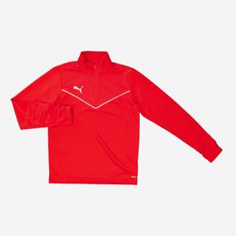 Puma Rotes Sweatshirt mit aufgedrucktem Logo