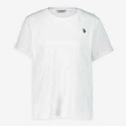 Weißes T-Shirt mit Logo