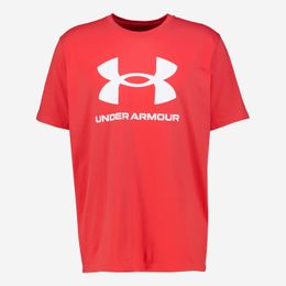 Under Armour Rotes T-Shirt mit Logo