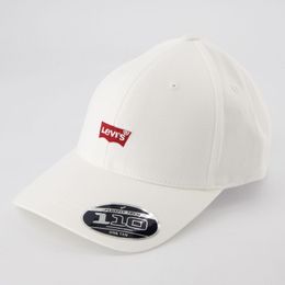 Levi's Weiße Kappe mit gesticktem Logo