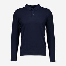 Replay Dunkelblauer Pullover mit Polokragen