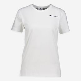 Champion Weißes Sport T-Shirt Mit Logo