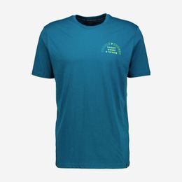 Under Armour Petrolfarbenes T-Shirt mit Aufdruck