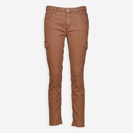 Marc O'Polo Braune Lulea Slim Fit Cargohose