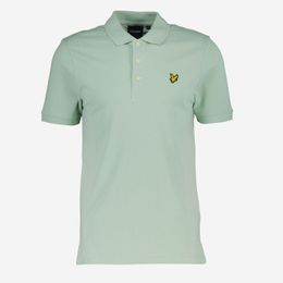 Lyle & Scott Hellgrünes Poloshirt mit Logo
