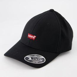 Levi's Schwarze Kappe mit Logostickerei