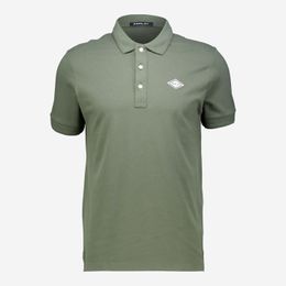 Replay Khakgrünes Poloshirt mit Logo