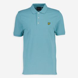 Lyle & Scott Blaues Poloshirt mit Logo