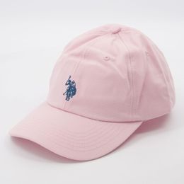 Rosafarbene Kappe mit Logo