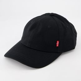 Levi's Schwarze Kappe mit Logo-Detail