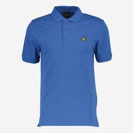 Lyle & Scott Blaues Poloshirt mit Logo