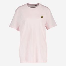 Lyle & Scott Hellrosafarbenes T-Shirt mit Logo-Detail