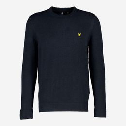 Lyle & Scott Dunkelblauer Pullover mit Rundhalsausschnitt