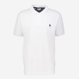 Weißes Poloshirt mit Logo