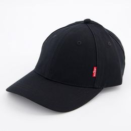 Levi's Schwarze Baseballkappe mit Button