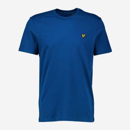 Lyle & Scott Blaues T-Shirt mit gesticktem Logo