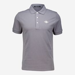 Replay Graues Poloshirt mit Logo-Detail