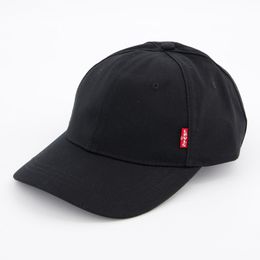 Levi's Schwarze Baseballkappe mit Button