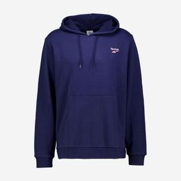 Reebok Dunkelblauer Kapuzenpullover mit Logo
