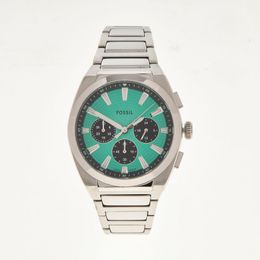 Fossil Silberfarbener Chronograph Armbanduhr