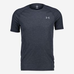 Under Armour Dunkelgraues T-Shirt mit Melange-Muster
