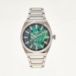 Fossil Silberfarbene Armbanduhr aus Edelstahl