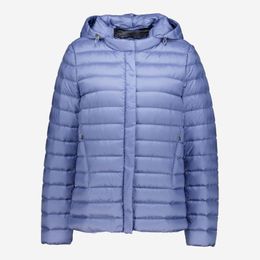 Geox Blaue Steppjacke mit abnehmbarer Kapuze