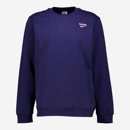 Reebok Dunkelblaues Sweatshirt mit Logo