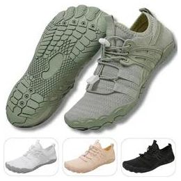 Barfußschuh DOTALES "Balancestep Barfußschuhe Damen & Herren Barfußschuhe", Herren, Gr. 40, Normalschaft, grün, EVA, Polyester, Polyurethan, Textil, Schuhe, Minimalschuhe
