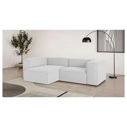 Ecksofa Inosign "HAILY L-Form links/rechts, Modularsofa, Maße B/T/H: 260/160/72 cm", grau (hellgrau), B:260cm H:72cm T:160cm, 100% Polyester, Sofas, als Modul oder separat verwendbar, für individuelle Zusammenstellung