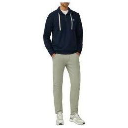 Sweatshirt s.Oliver, Herren, Gr. 3XL, navy, Sweatware, Obermaterial: 70% Baumwolle, 30% Polyester, unifarben, Casual, regular fit taillenbedeckt, ohne Ausschnitt, Bündchen, Sweatshirts, mit Logo Patch