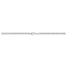 Collierkettchen Firetti "Schmuck Silber 925 Armband Kette Ankerkette diamantiert" Gr. 50, silber (silberfarben), Halsketten, Damen, 50, Silber 925 (Sterlingsilber), B: 3,7, Made in Germany, B:3,7