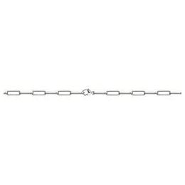 Collierkettchen Firetti "Schmuck Geschenk Silber 925 Armband Kette Ankerkette weit" Gr. 19, silber (silberfarben), Halsketten, Damen, 19, Silber 925 (Sterlingsilber), B: 3mm, Made in Germany, B:3mm