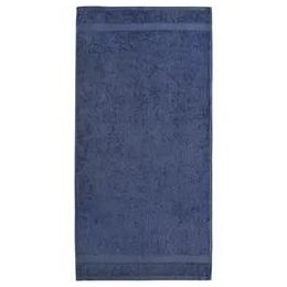 Duschtuch Dyckhoff "Planet", blau (marine), B:70cm L:140cm, Walkfrottier, Obermaterial: 100% Baumwolle, Handtücher