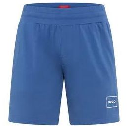 Shorts Hugo UNDERWEAR "Laze Shorts CW 10", Herren, Gr. M, N-Gr, blau (medium blau 422), Jersey, Obermaterial: 95% Baumwolle, 5% Elasthan, Basic, relaxed fit, Hosen, mit elastischem Bund