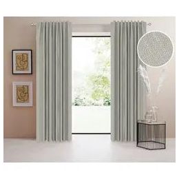 Verdunkelungsvorhang "Marusha" Gr. 1, beige (taupe), B:135cm H:145cm, Polyester, Polyester, LeGer Home by Lena Gercke, Gardinen, Verdunkelnder Vorhang, blickdicht, Leinenoptik, verschiede Größen