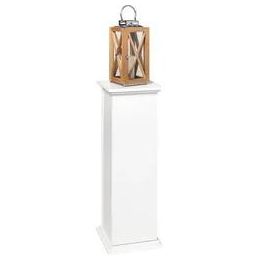 Container FMD "Essex", weiß, B:30cm H:88,5cm T:30cm, Holzwerkstoff, Schränke, Beistelltisch Blumentisch Holz-Beistelltische, Breite 30 cm