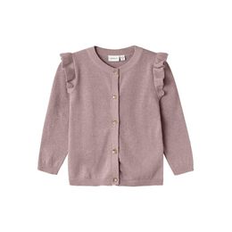 name it Strickjacke 'MMFabinne' Mädchen Größe 74 mauve