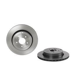 Brembo Bremsscheibe COATED DISC LINE 09.A555.11 hinten rechts links innenbel&uuml;ftet 330mm f&uuml;r HYUNDAI 584112M700