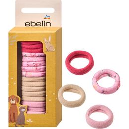 ebelin Haargummis in Box, Rot, Rosa, Beige