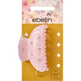 ebelin Haarklammer mit Strass, rosa