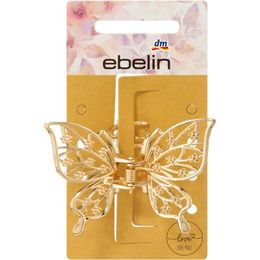 ebelin Haarklammer Schmetterling, Gold-Optik