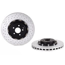 Brembo Bremsscheibe TWO-PIECE FLOATING DISCS LINE vorne rechts links innenbelüftet 390mm für MERCEDES-BENZ 2204212612 A2204212612 09.8880.23