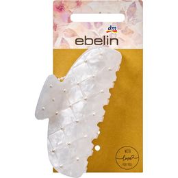 ebelin Haarklammer mit Perlen, weiß
