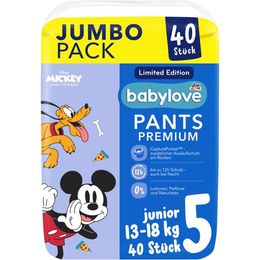 Baby Pants Premium Disney Gr. 5 Junior (13-18 kg), Jumbopack babylove