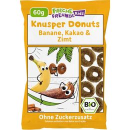 erdbär Kindersnack Knusper Donuts Banane, Kakao & Zimt ab 3 Jahren Freche Freunde