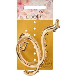 ebelin Haarklammer geschwungen, Gold-Optik