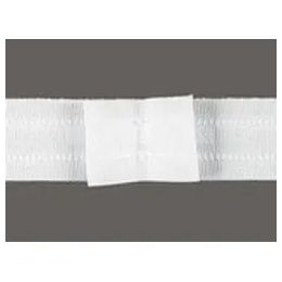 Faltenband GERSTER "Faltenband 26mm, 2 Falten" Gr. 1, weiß, B:2,6cm L:1.000cm, Polyester, Gardinenbefestigungen