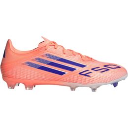 Adidas f50 League Fg-Mg Fußballschuhe Herren - orange - Gr. 45 1/3 - Synthetik