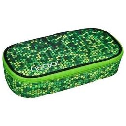 Schreibgeräteetui neoxx "Schlamperbox, Jump, Pixel my mind", Kinder, schwarz (pixel my mind), Polyester, Schreibgeräteetuis, teilweise aus recyceltem Material